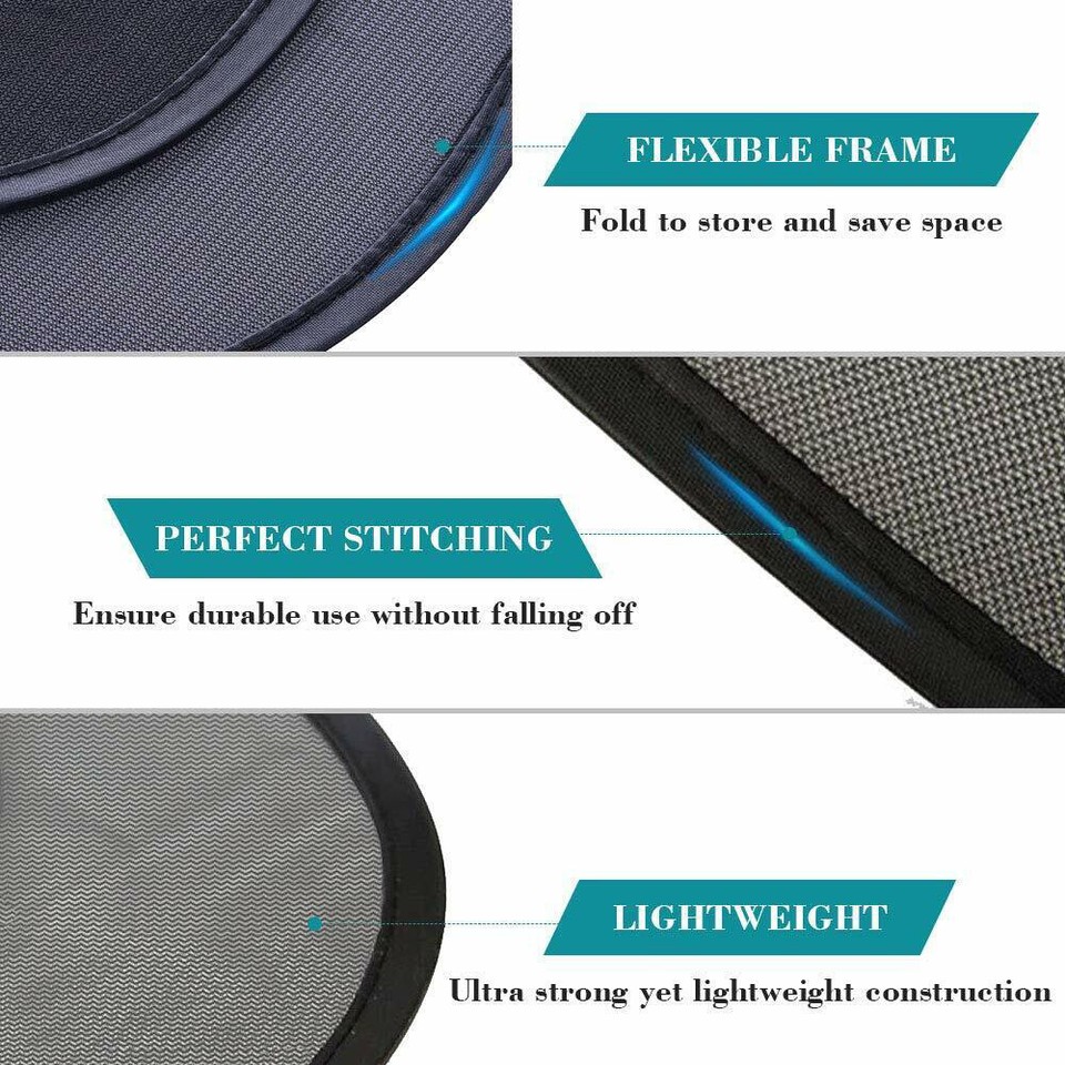 Car Rear Window Screen Mesh Sun Shade Cover Windshield Sunshade Visor ...