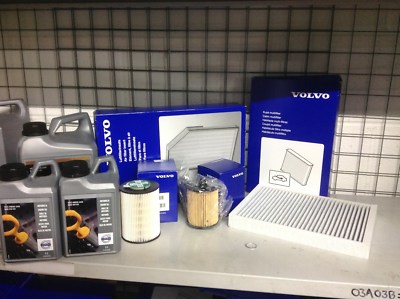 Genuine Volvo Full Service Kit V60/XC60/ 2.00 Diesel 5Cylinder With ...