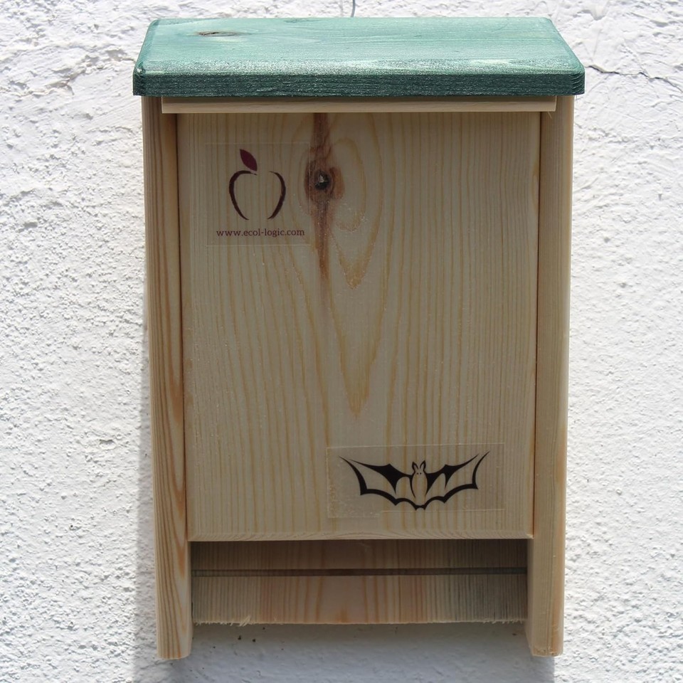 Sustainable Bat House - Traditional Pine Wood Bat Box, Easy Setup ...