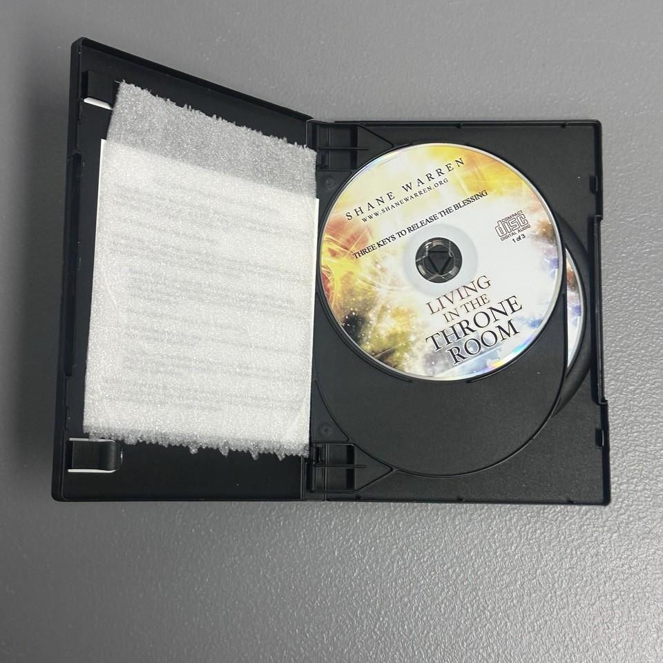 Living In The Throne Room Shane Warren 3 CD Audio Set Religious | eBay