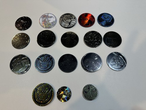 Pokemon TCG Plastic Flipping Coins Lot of 28. | eBay