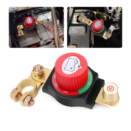 Top Post Battery Disconnect Switch 12-48V Marine Battery Cut Off Switch ...
