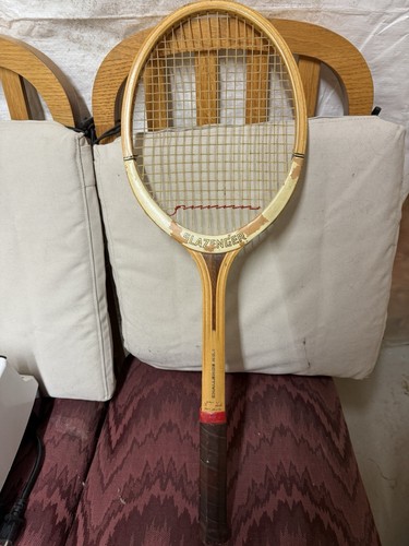 Antique Tennis Raquet Racket Slazenger Challenge No. 1 Championship 4 5 ...