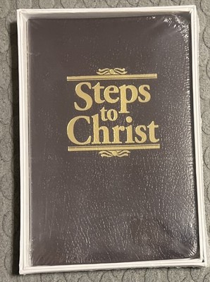 NEW SEALED Steps to Christ Hardcover Pocket Sized Leather Book Ellen ...