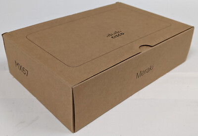 CISCO MERAKI MX67-HW Cloud-Managed & SD-WAN Enterprise Security ...