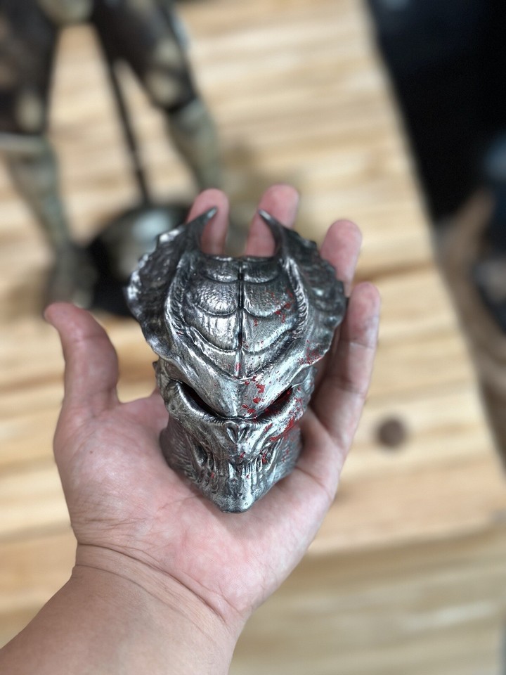 Custom 1/4 Scale Echo Mask For Neca Jungle Hunter Predator - MADE TO ...