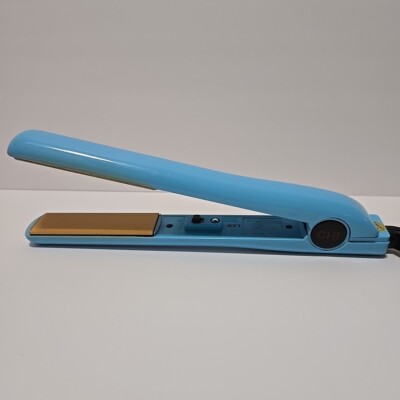 CHI Blue Flat Iron 1" Hair Straightener | eBay