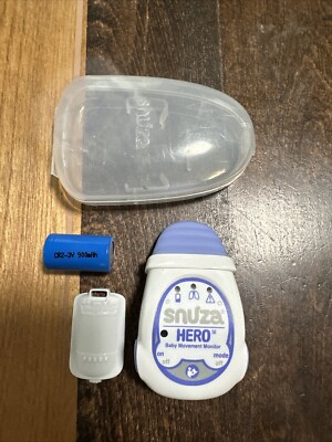 Snuza Hero Portable Baby Movement Monitor Wearable Alarm Vibration *NO ...
