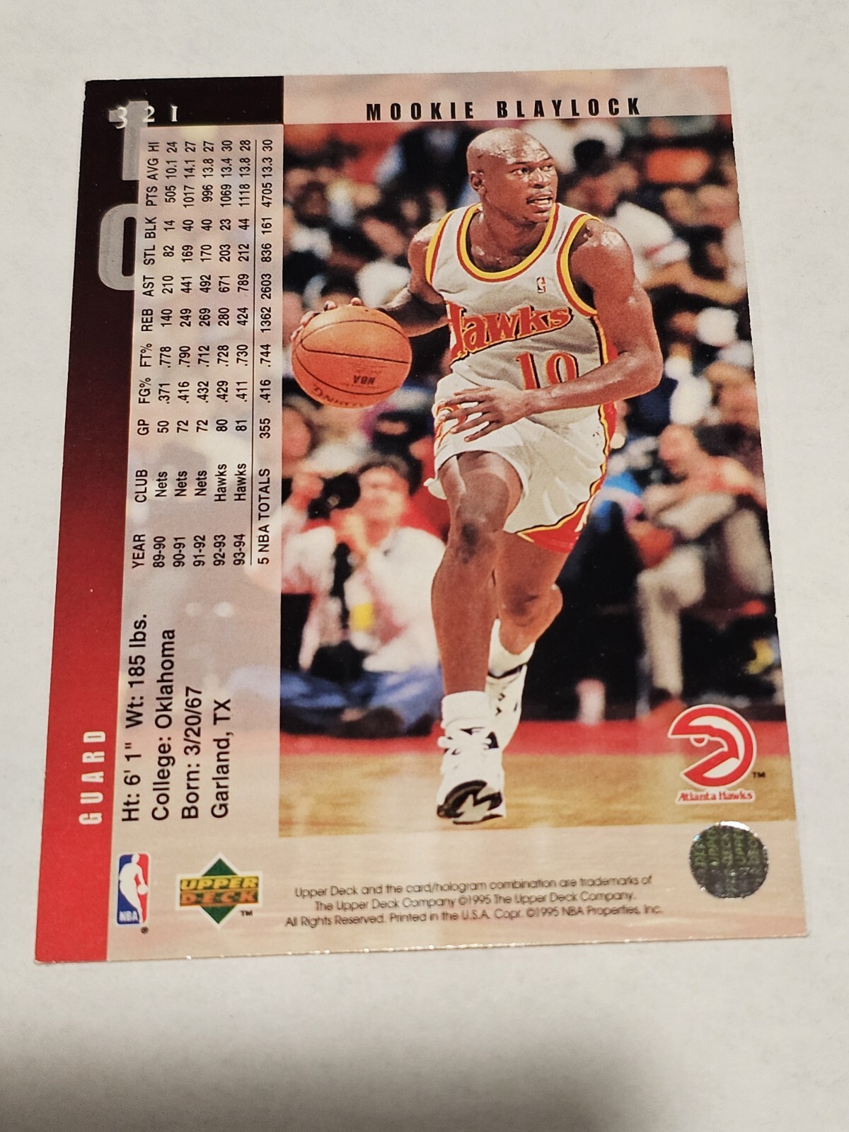 1994-95 Upper Deck - #321 Mookie Blaylock for sale online | eBay