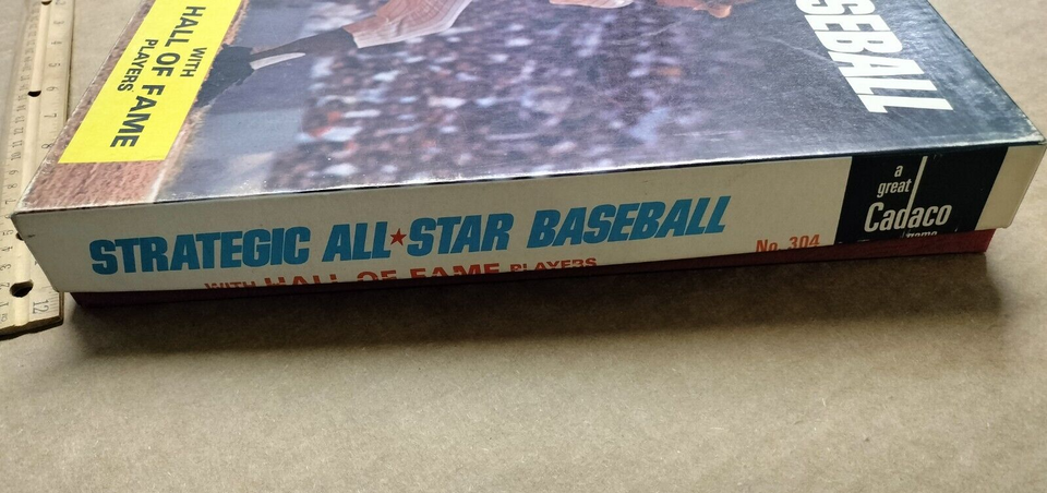 UNUSED 1971 Cadaco Strategic All Star Baseball Board Game Hall of Fame ...