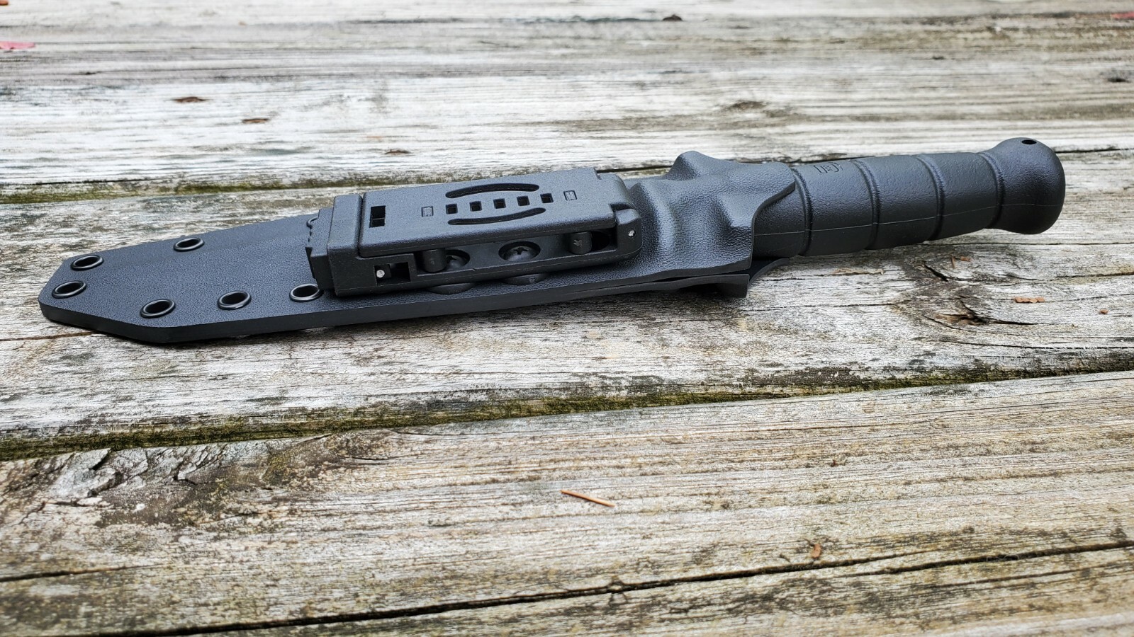 Custom Kydex sheath for GLOCK FIELD KNIFE 78 & 81, pancake style, belt ...