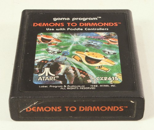 Atari 2600 game Demons To Diamonds Tested and Working | eBay