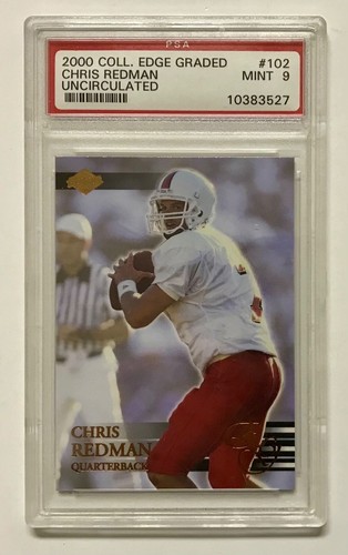 2000 Collectors Edge Graded #102 Chris Redman Uncirculated /5000 PSA ...