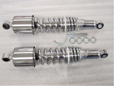 Honda GL1200 Goldwing 13.25" Chrome Lowering Dual Spring Shocks | eBay