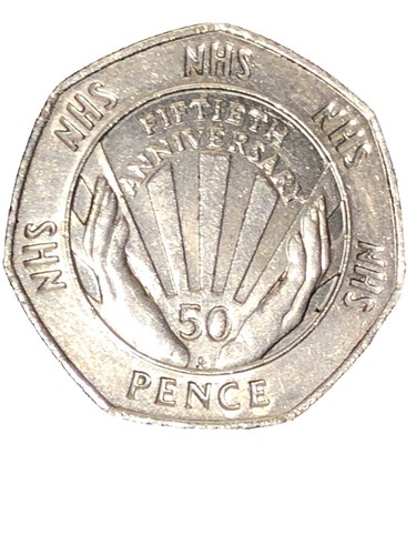 Rare 50p Coin For 50th Anniversary NHS 1998 | eBay UK
