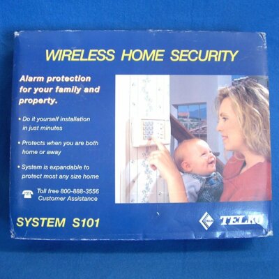 K506D TELKO Wireless Home Security System W/Control Panel, Motion ...
