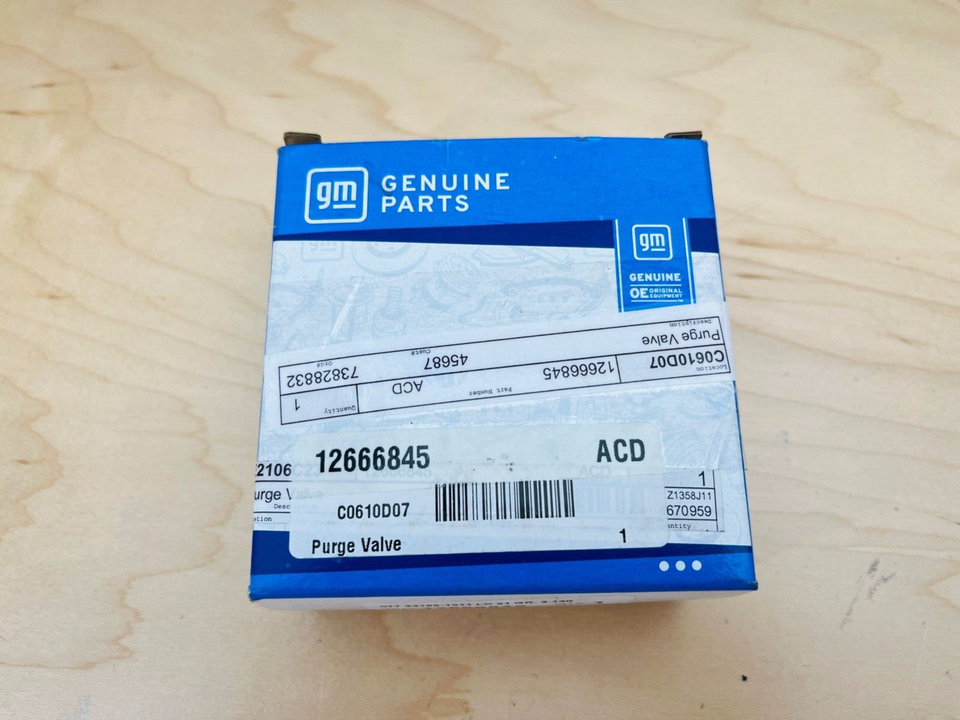 NEW Genuine GM purge valve 12666845 | eBay