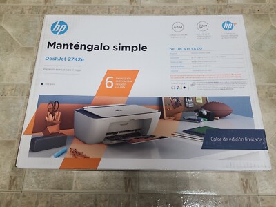 HP DeskJet Wireless Printer WIFI Bluetooth USB All-in-One Scan Copy INK ...