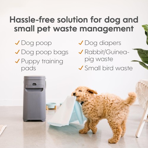 Pet Genie Pail | Dog Waste Disposal System for Outdoor and Indoor Odor ...