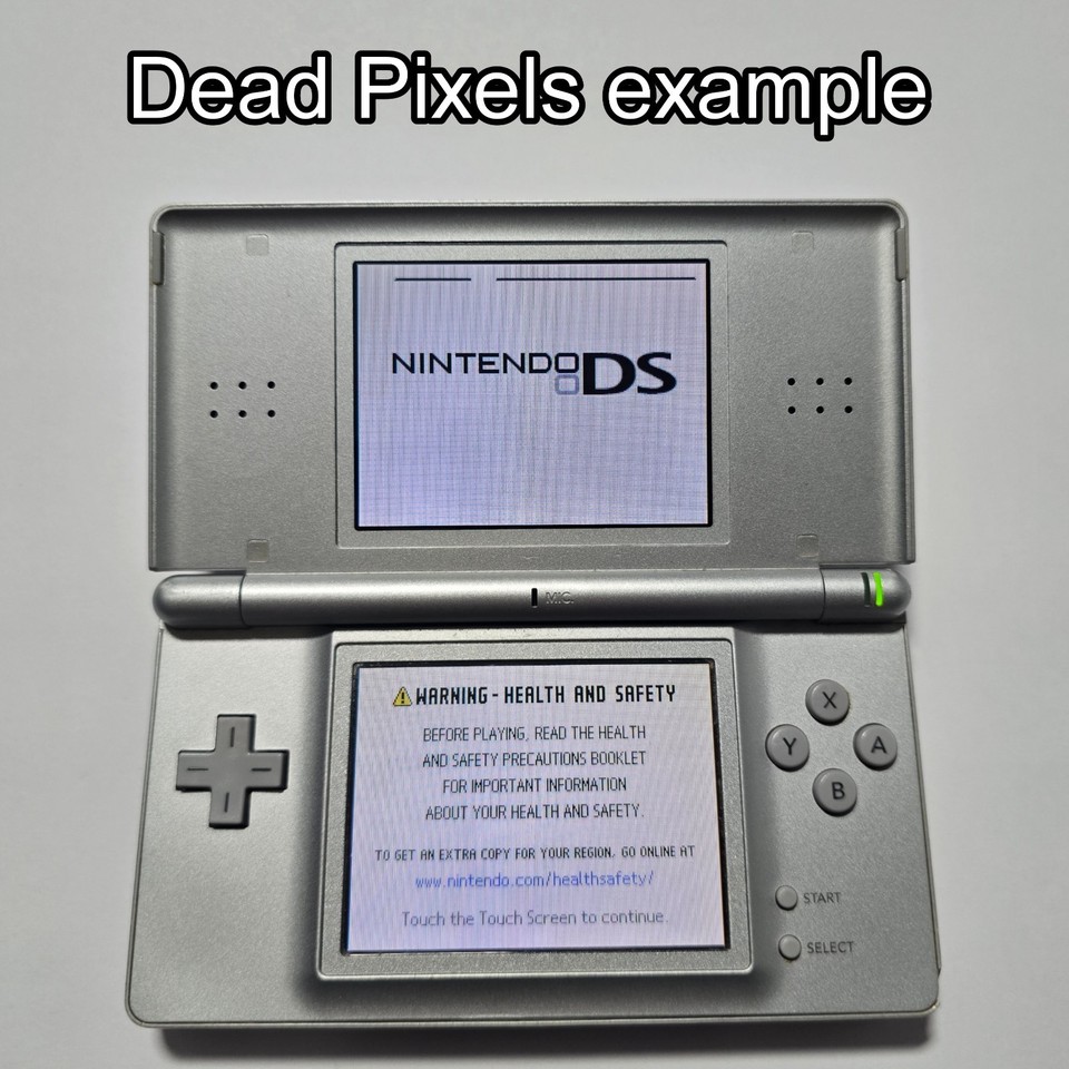Nintendo DS Lite With Charger Stylus SCREEN ISSUE - CHOOSE COLOR ...