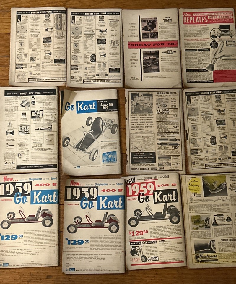 Lot of 12 1950's Rod & Custom Magazines Hot Rod | eBay
