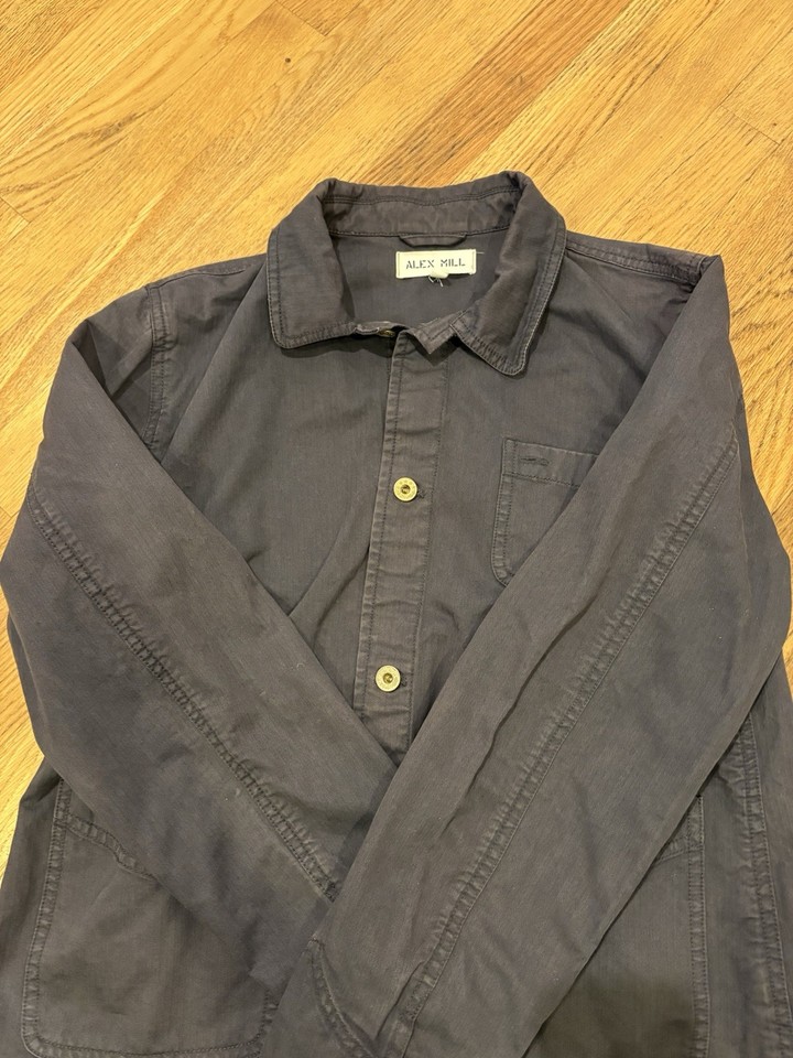 Alex Mill Chore Coat Charcoal Gray, Size Large But Fits Small | eBay