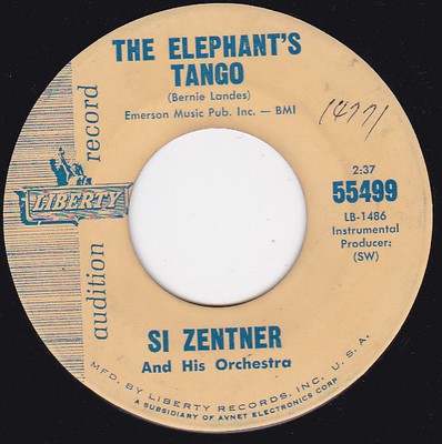 Si Zentner And His Orchestra - The Elephant's Tango / Desafinado (7 ...