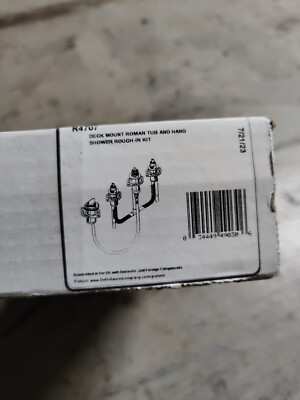 New Delta R4707 Two Handle Flexible Mount With Hand Shower Deck Mounted ...