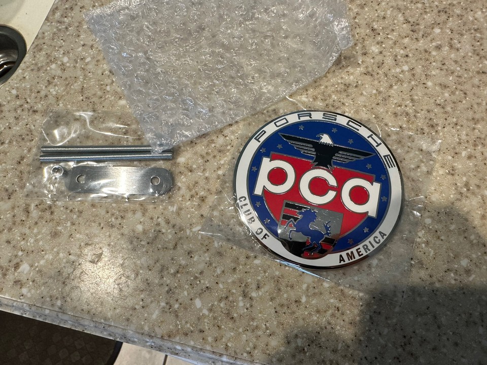BRAND NEW 2025 Porsche PCA Car Club of America Grill Badge Emblem Hood Ornament | eBay