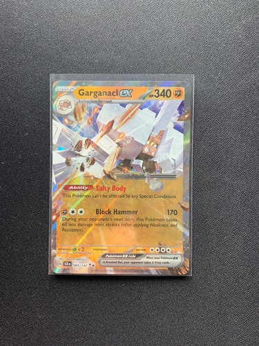 Garganacl ex - 089/142 Stellar Crown Double Rare Pokemon - NM/MINT | eBay