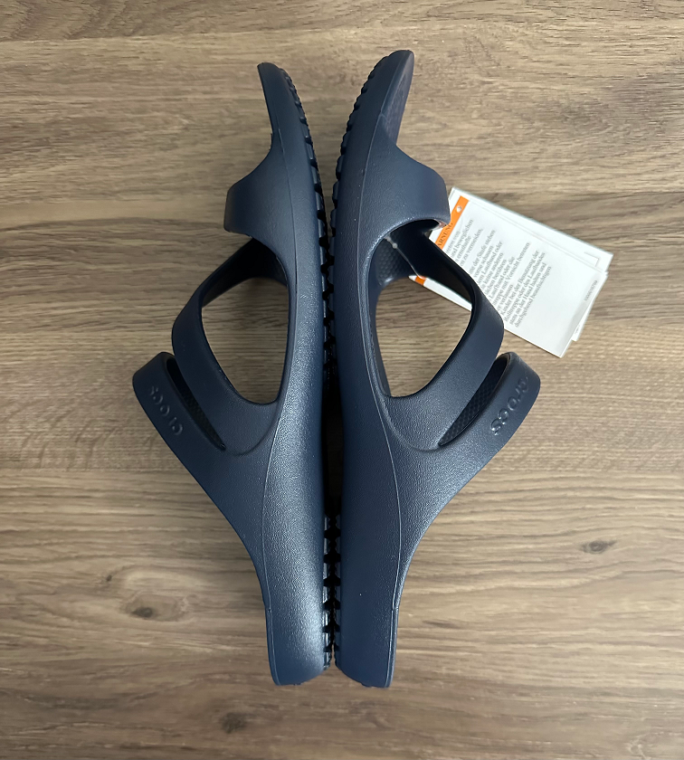 CROCS KADEE II WOMENS Relaxed Fit SANDALS 206756-410 NAVY SZ 11 for ...