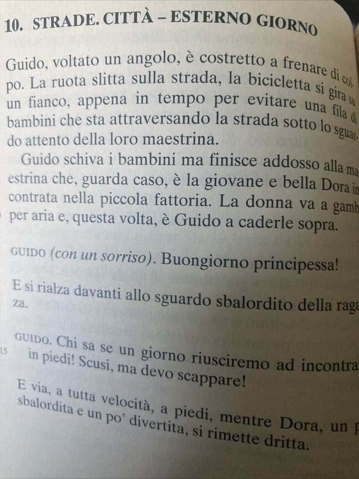 La Vita e Bella - Italian Screenplay Roberto Benigni Life Is Beautiful ...
