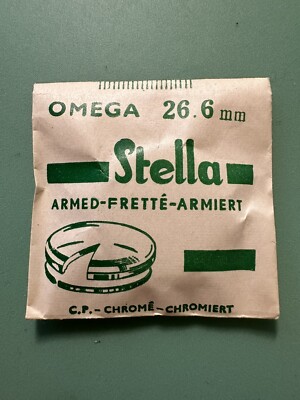 NOS Stella Omega Replacement Crystal 26.6 mm | eBay