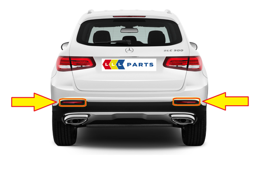 NEW GENUINE MERCEDES BENZ MB GLC CLASS X253 REAR BUMPER REFLECTOR LENS ...