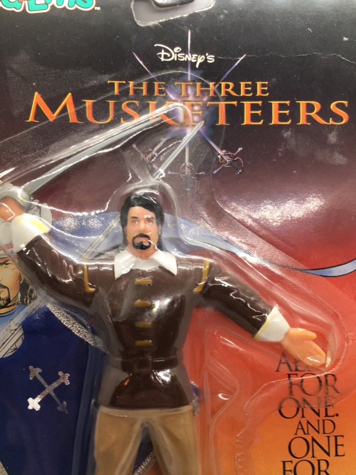 Disney’s The Three Musketeers Bend Ems Bendy Aramis Figure 1993 New On ...