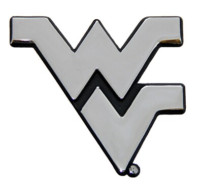 West Virginia WV Chrome Metal Auto Emblem | eBay
