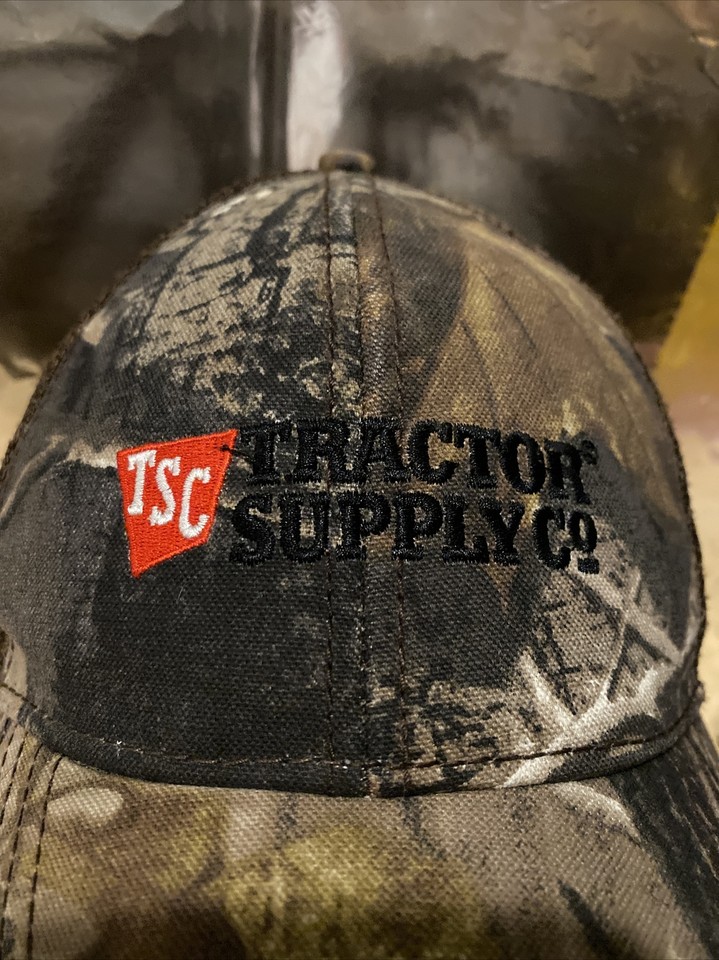 Tractor Supply TSC Farm Ranch Fields Corn Camo Camouflage Mesh Baseball ...
