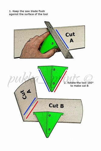 Coving cove PERFECT Mitre Tool for corner cutting fits 90 100 127 mm ...