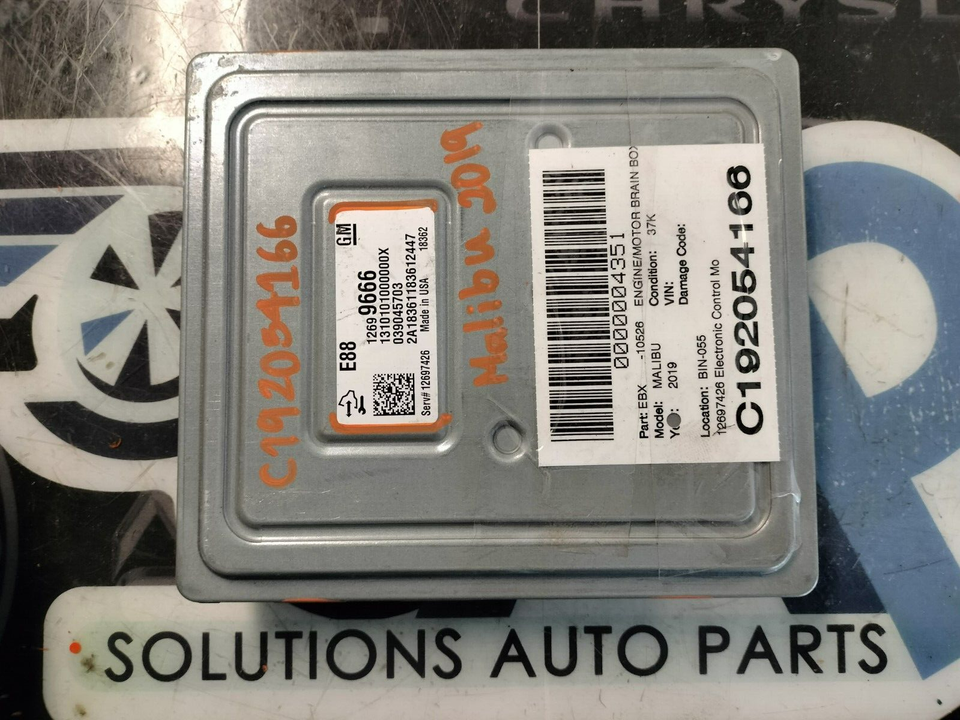 19 MALIBU ENGINE CONTROL UNIT ECU ECM PCM ENGINE COMPUTER 12697426 ...