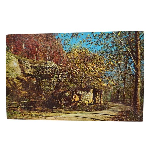 Postcard Fallen Rock Parke County Indiana Covered Bridge Festival ...