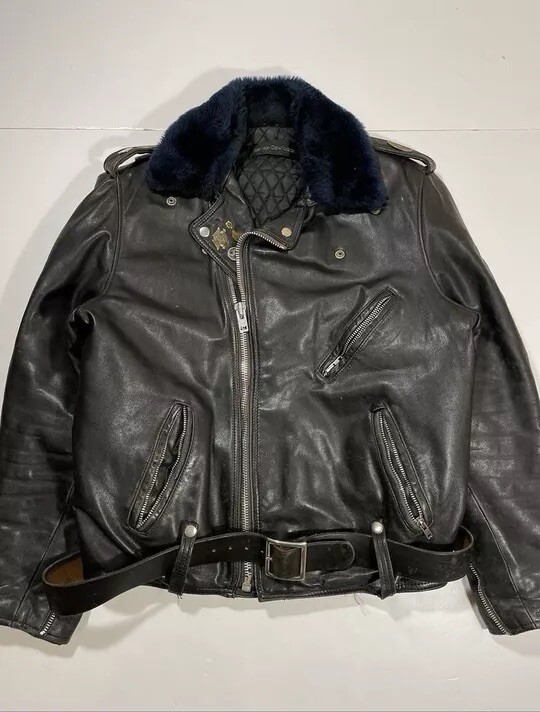 70’s Harley Davidson Calf Skin Leather Motorcycle Jac… - Gem