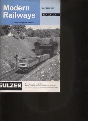 MODERN RAILWAYS - October 1963 | eBay UK