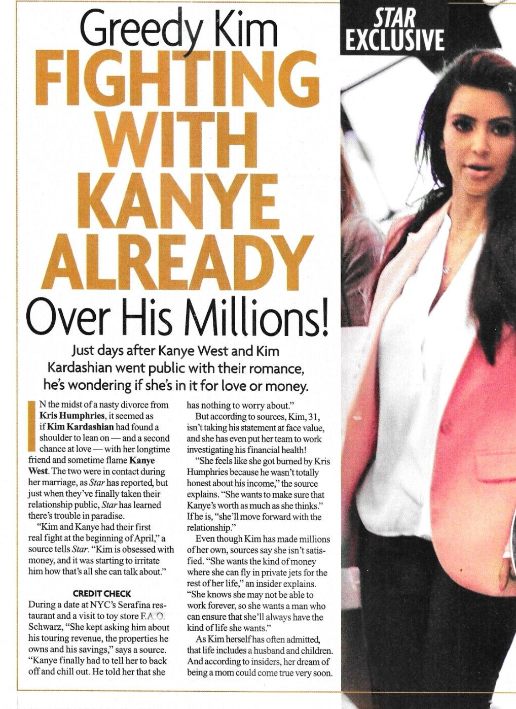 Star Magazine Jennifer Aniston Angelina Jolie Brad Pitt Kim Kardashian ...