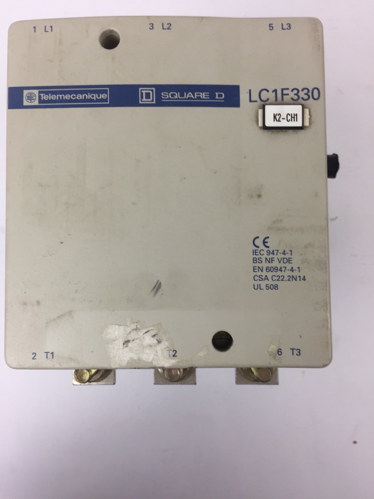 TELEMECANIQUE SQUARE D LC1F330 CONTACTOR 370A 600VAC 250HP LX1 FH 1272 ...