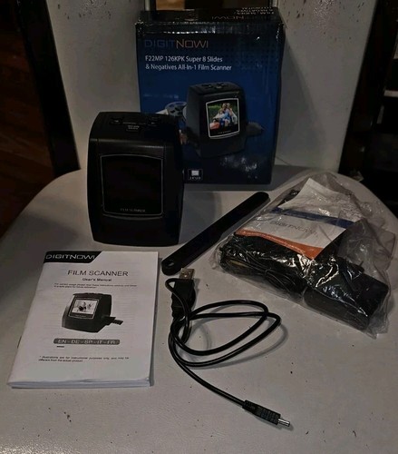 DIGITNOW 22MP All-In-1 Film Scanner - 35mm 110 126 Super 8 USB 2.4 LCD ...