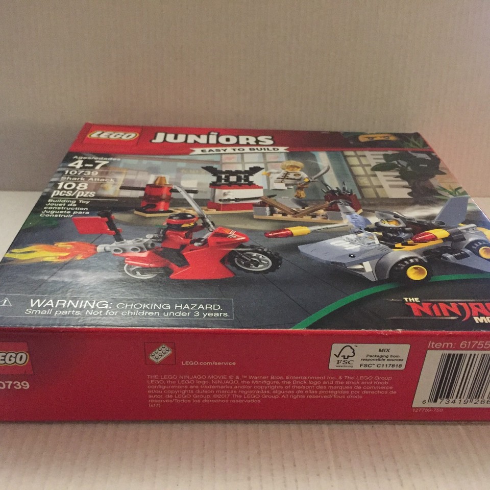 NEW Lego Juniors Ninjago Shark Attack Set #10739 - 108 pieces ...