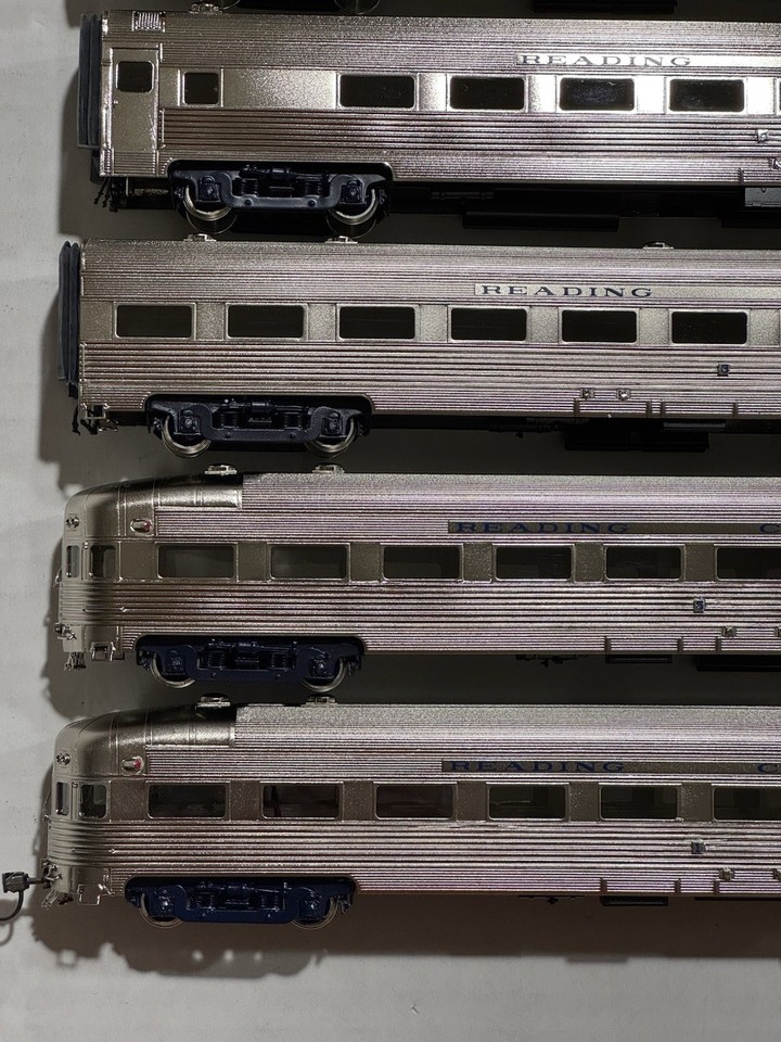 HO Scale MTS Imports AJIN/OMI Brass Reading Crusader 5 Car Passenger ...