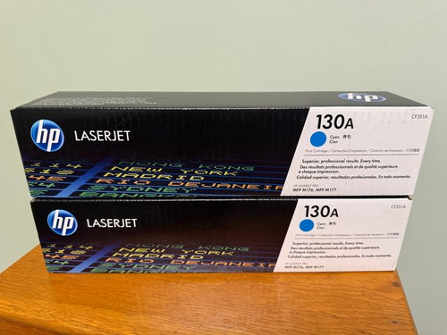 LOT of 2 HP OEM Toner 130A CF351A HP LaserJet Pro MFP M176,MFP M177 ...