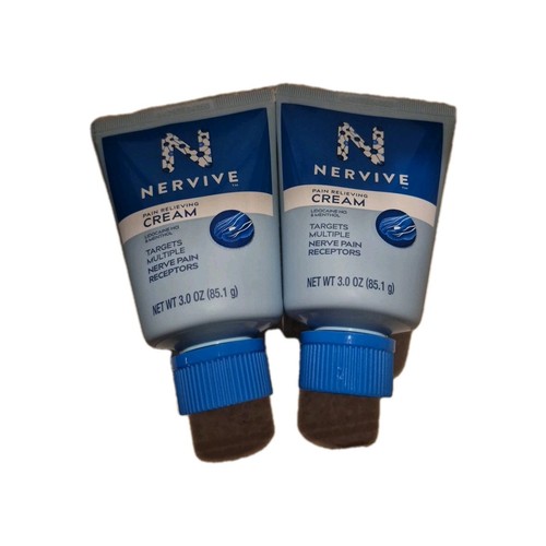 2x N Nervive Pain Relieving Cream 3oz Targets Multiple Nerve Pain Exp ...