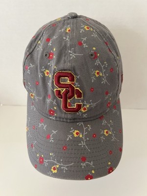 USC Trojans Womens Hat Gray Floral New Era 9Twenty Dad Strap Back | eBay
